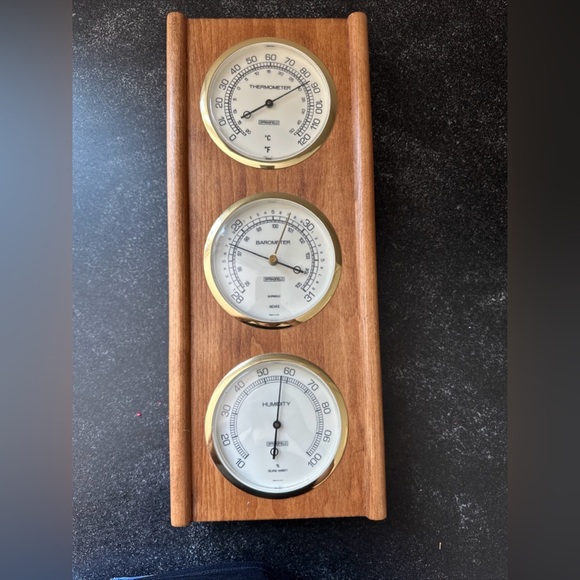 Other | Vintage Springfield Barometer Humidity Temperature Combo | Poshmark